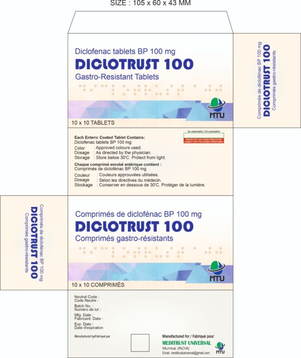 Diclotrust 100 – MediTrust Universal