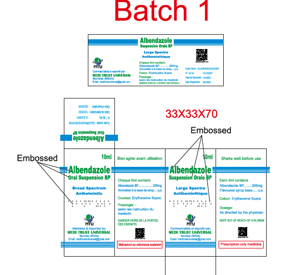 Albendazole – MediTrust Universal